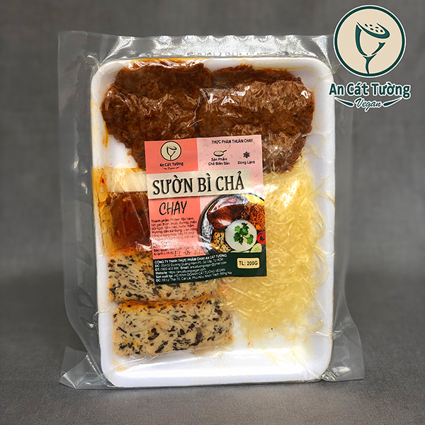 Sườn Bì Chả Chay - An Cát Tường Vegan